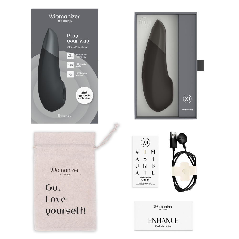 Womanizer Enhance | 2-in-1 Clitoral Stimulator with Pleasure Air & Vibrations